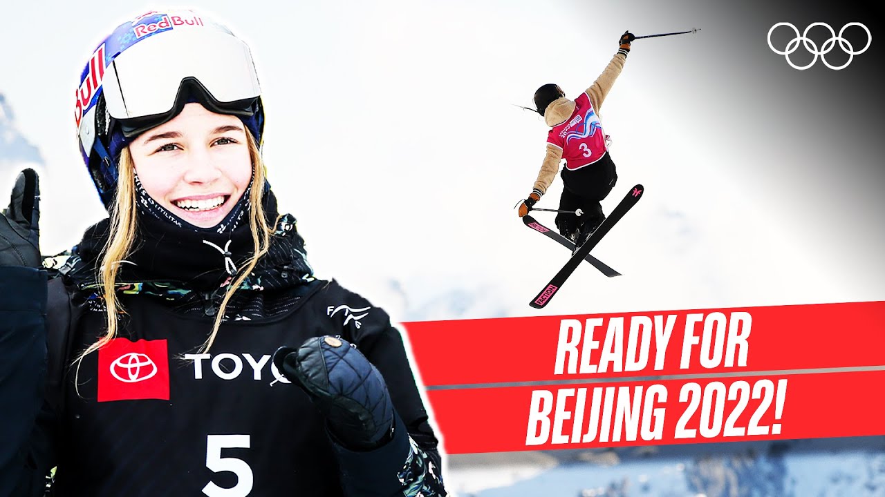 🇪🇪 Freestyle Ski Star Kelly Sildaru is Ready for Beijing 2022! ⛷ | Snow ...