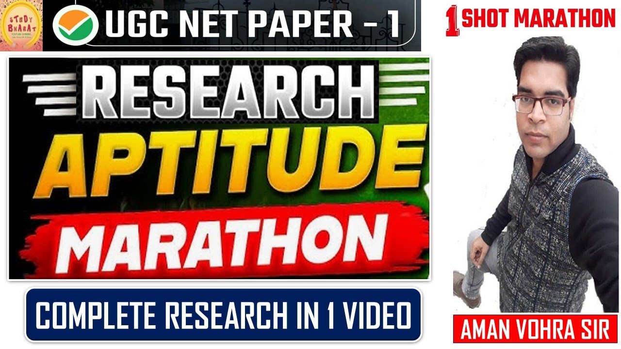 Research aptitude Marathon video | Complete Research aptitude in 1 video | Ugc net research ...