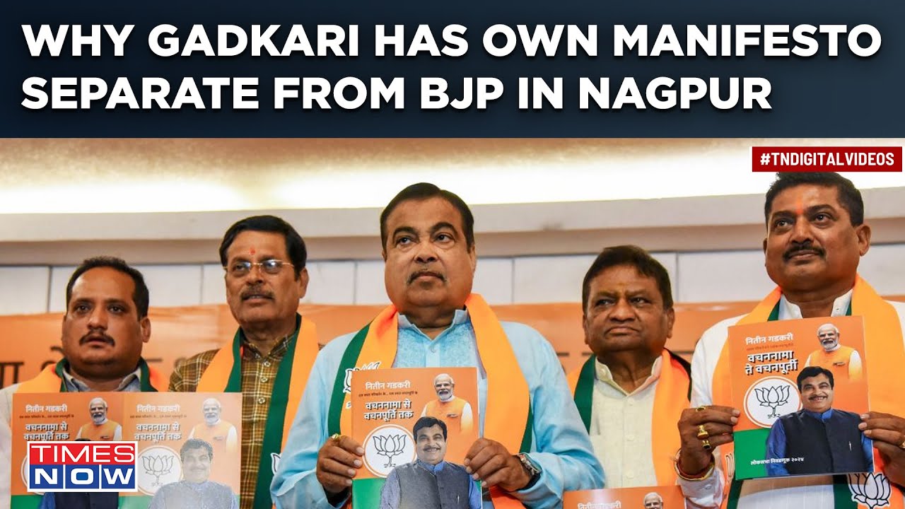 Nitin Gadkari's Manifesto Separate From BJP In Nagpur? What's Road ...