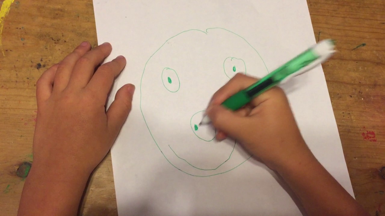 how to draw a pig face! - YouTube