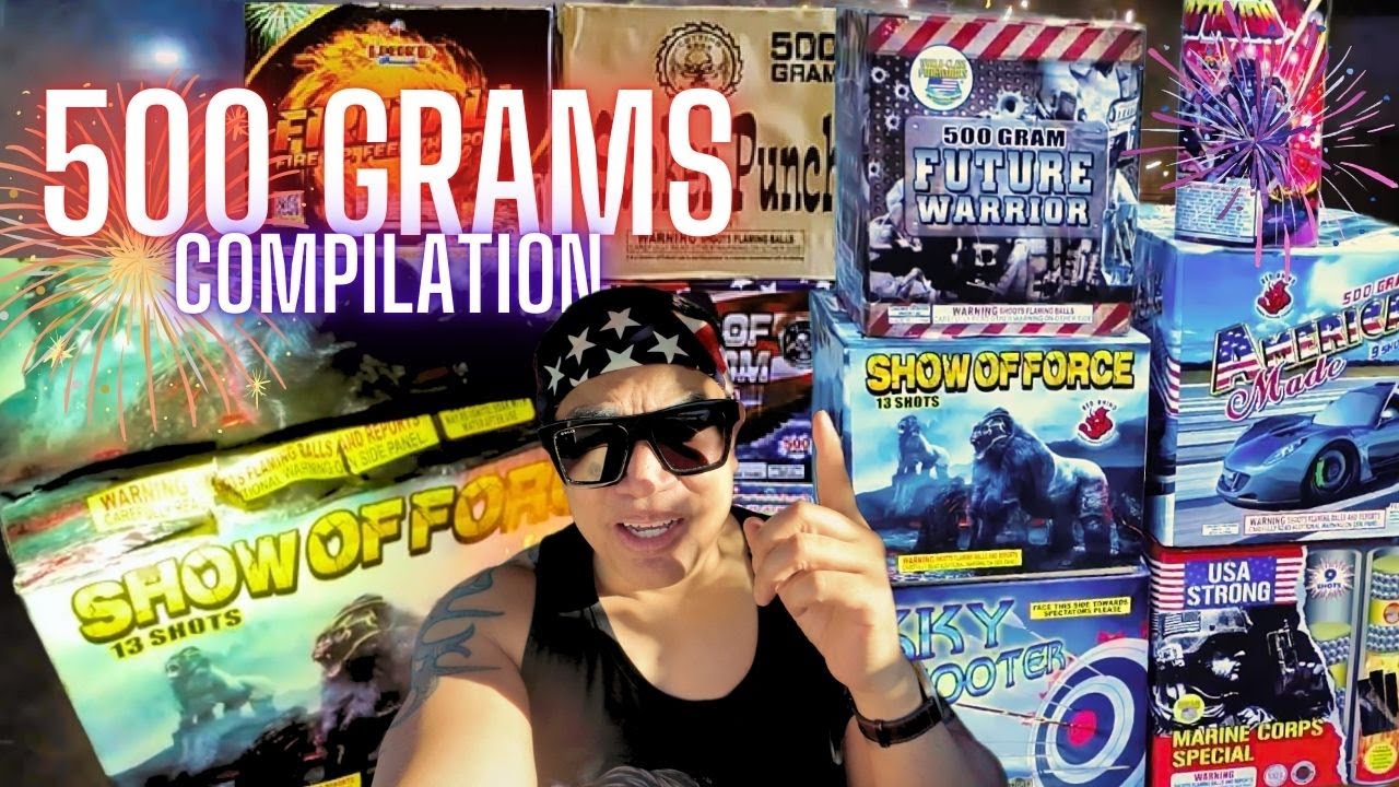 500g Cake Chaos! Fireworks Extravaganza Compilation 4K - YouTube