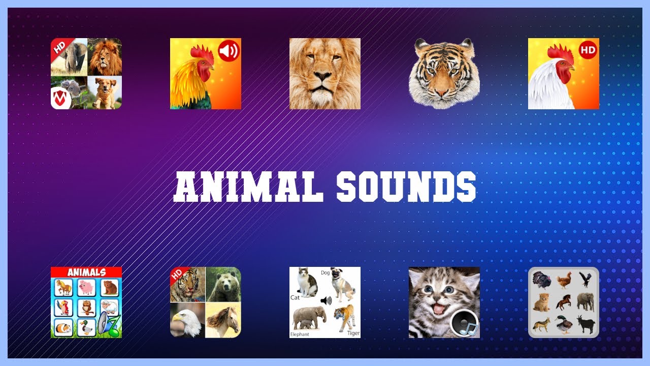 Top 10 Animal Sounds Android Apps - YouTube