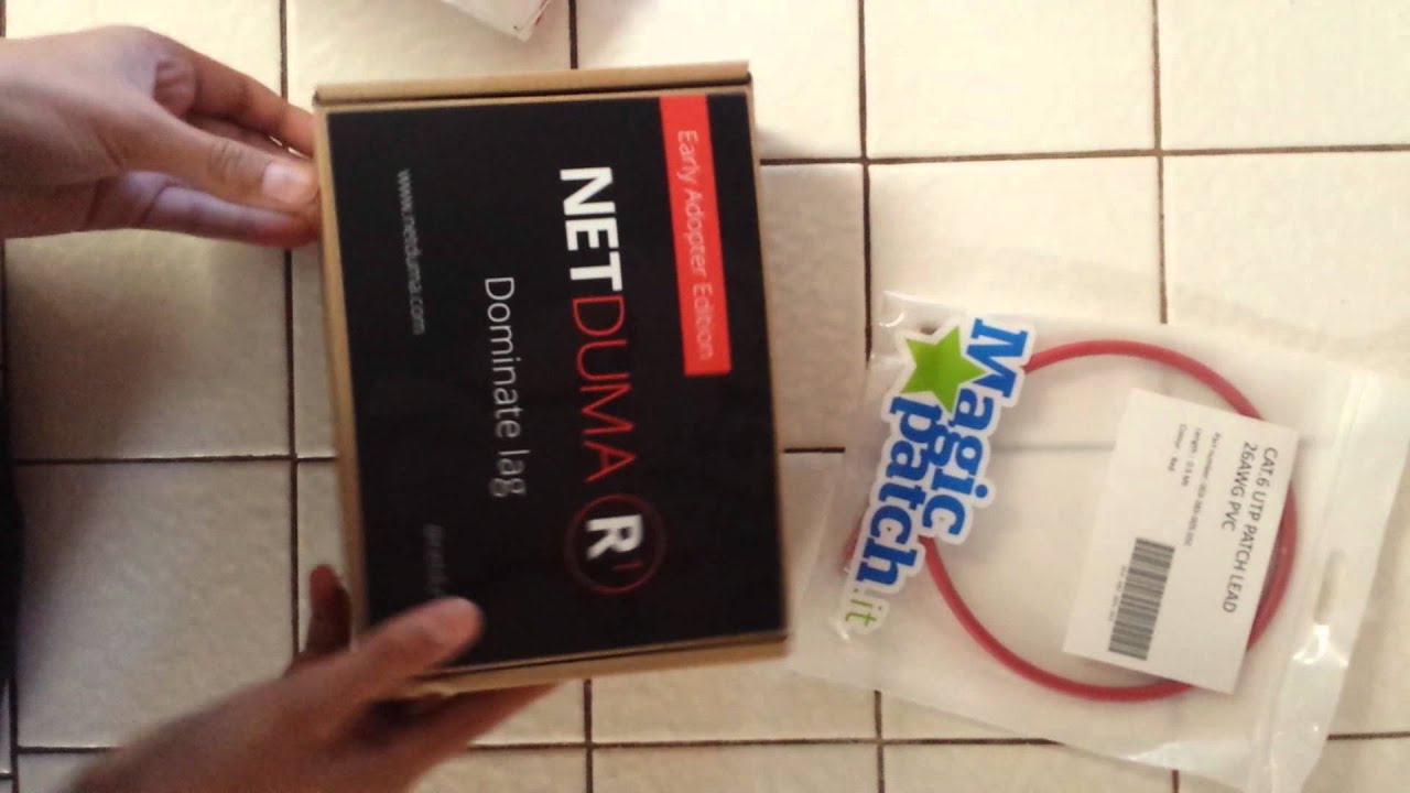 Unboxing of Netduma R1 gaming router - YouTube