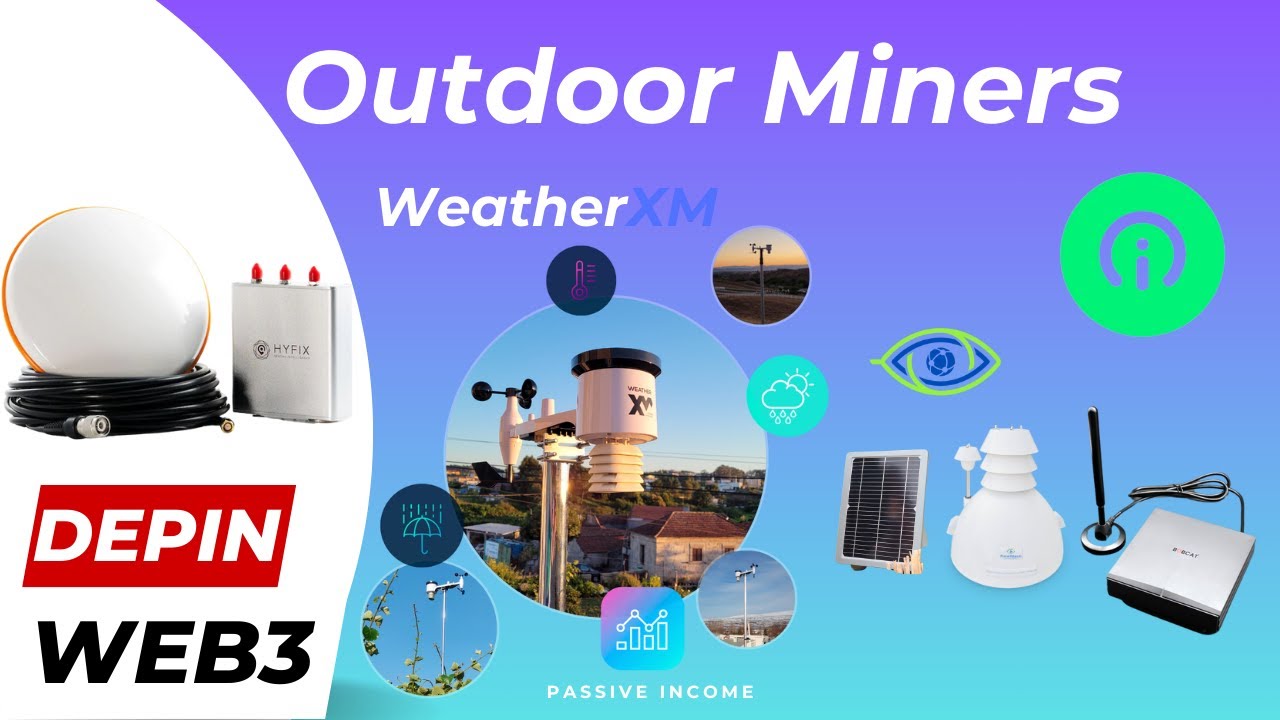 DePIN Outdoor Crypto Miners for Passive Income - YouTube