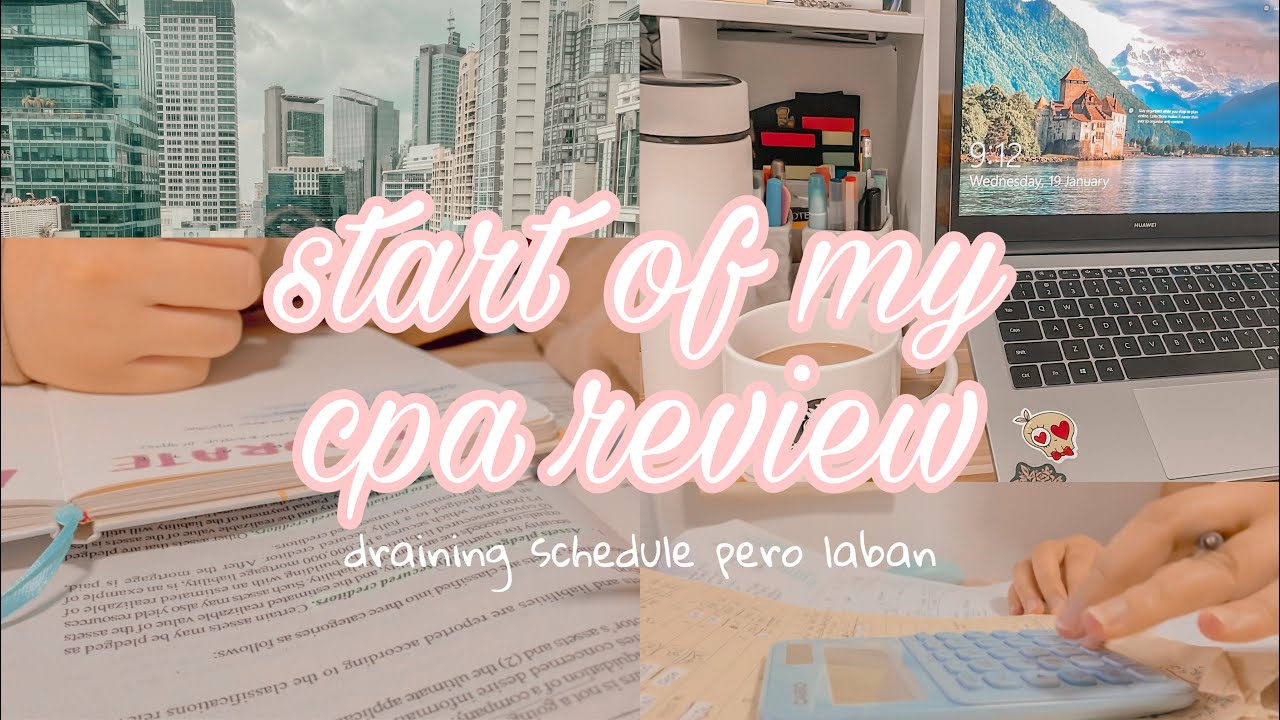 study vlog 03: 📖 start of my cpale review | study vlog ph | accountancy ...