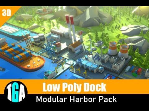 Low Poly Dock - YouTube