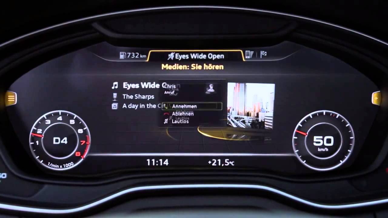 AudiBlog.nl Presents: Audi virtual cockpit in Audi A4 - YouTube