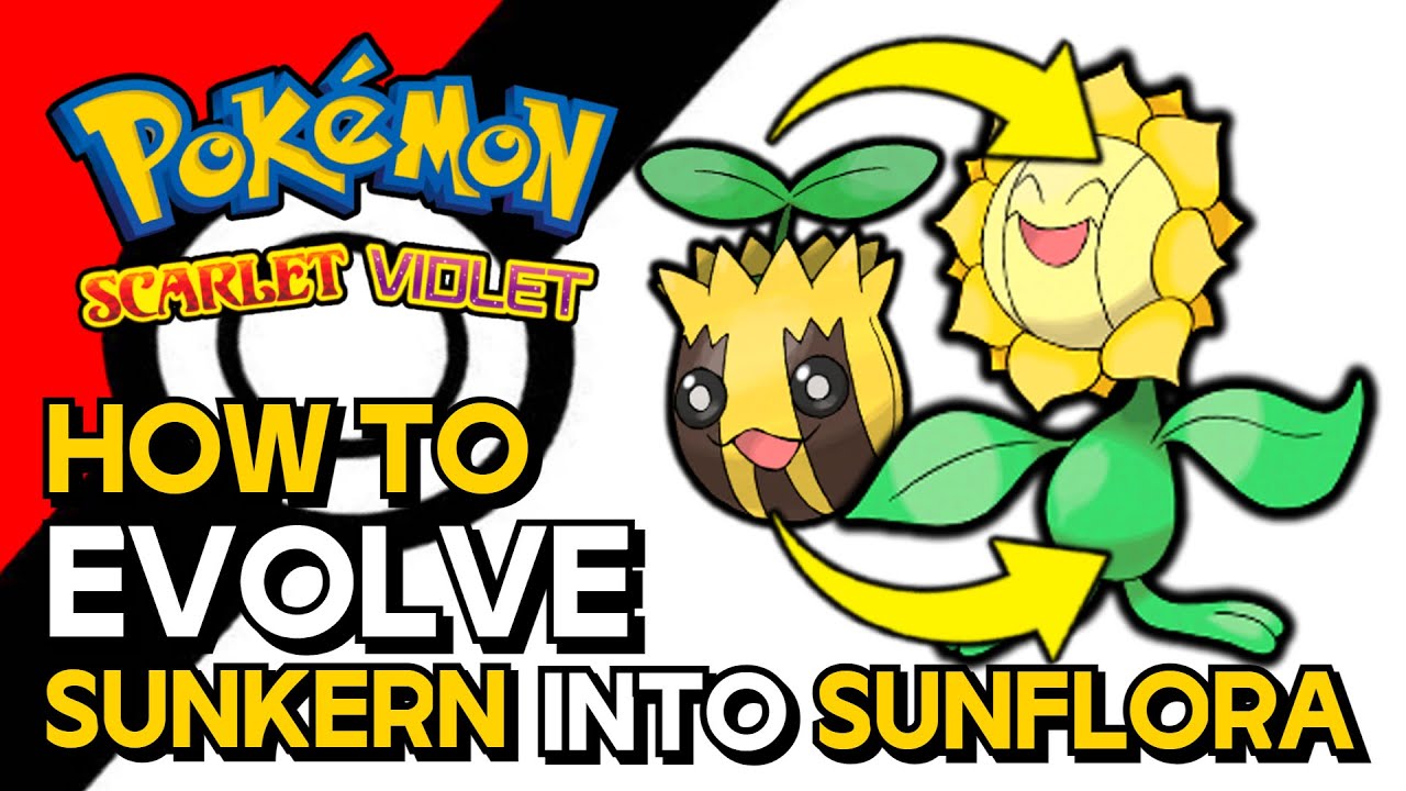 Pokemon Scarlet & Violet - How To Evolve Sunkern Into Sunflora | How To ...