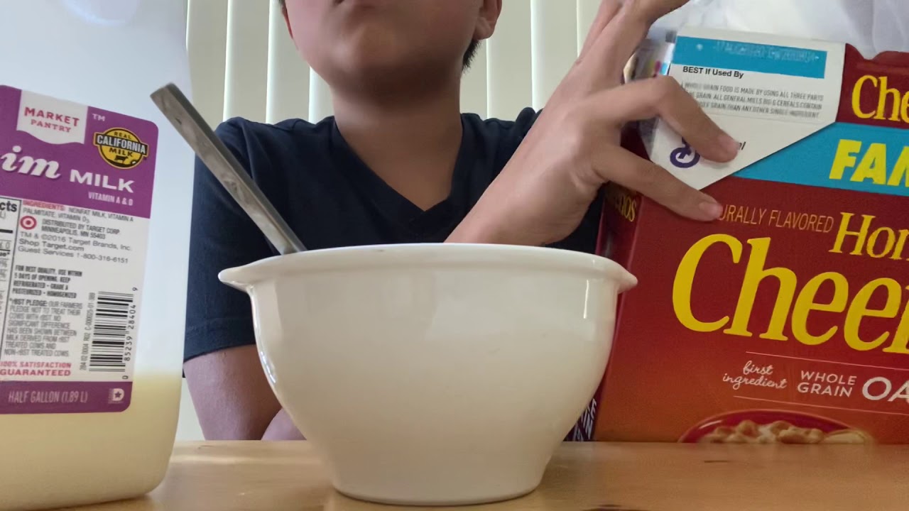 Me eating a normal bowl of cereal - YouTube