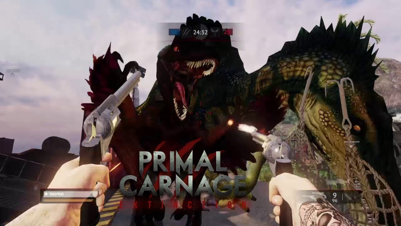 Primal Carnage Extinction PS4: Episode 2. Human Gameplay - YouTube