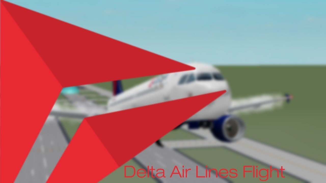 DELTA Airlines In Roblox Pilot Training Flight Simulator - YouTube
