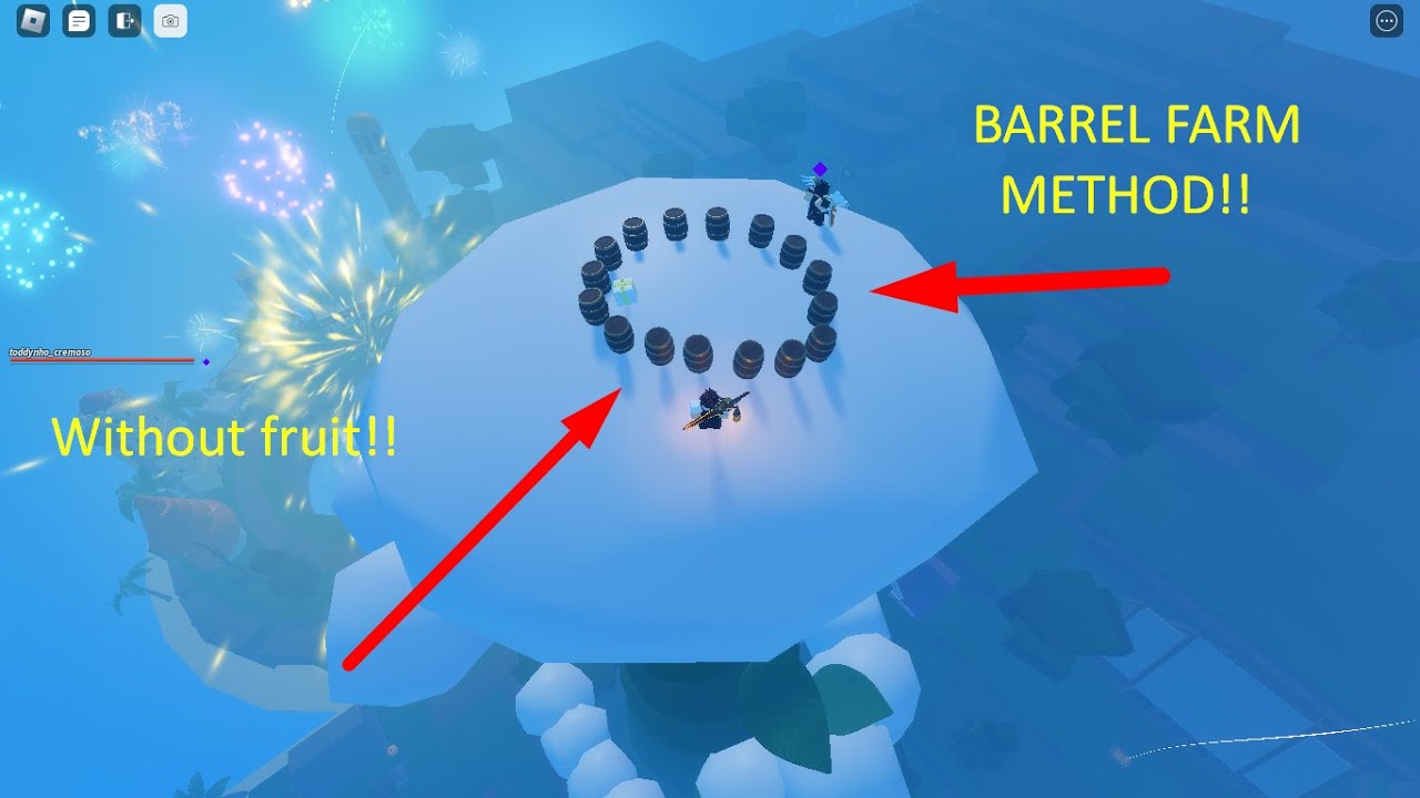 [GPO] 2 Anniversary GIFT FARM Barrel Method Without Fruit!!! - YouTube
