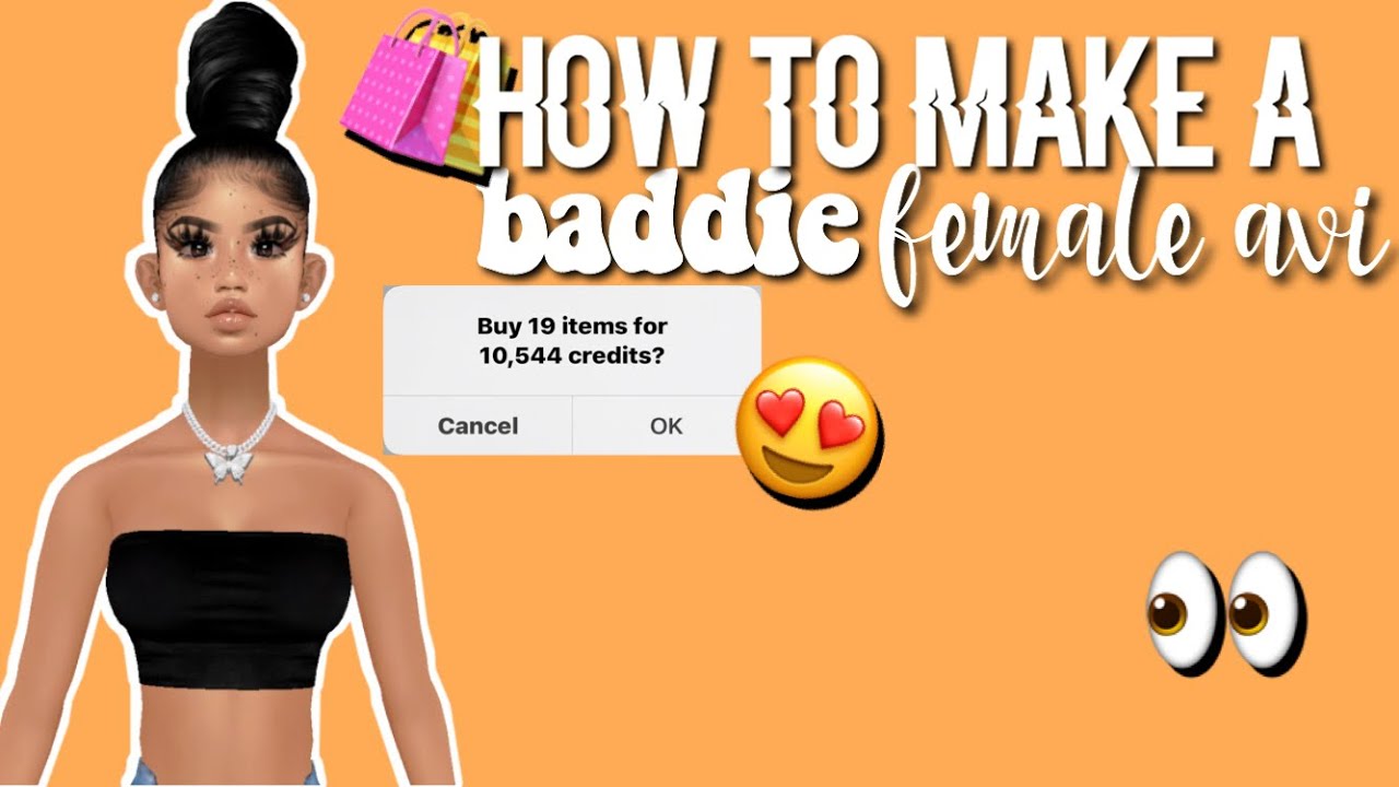 HOW TO MAKE A BADDIE FEMALE AVI 😍 . - YouTube
