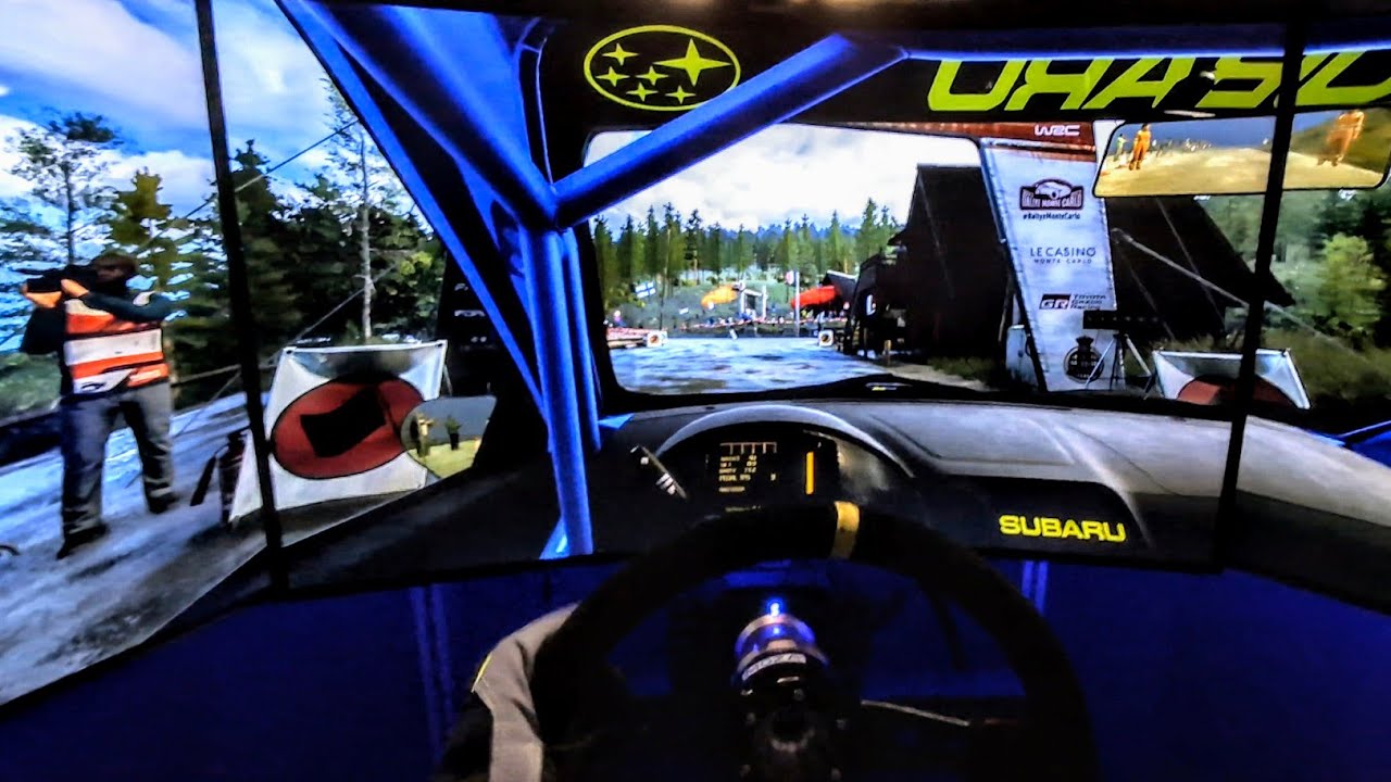 EA WRC POV | Monte Carlo Stage 5 "La Mairis" | 9.3km | Wet Conditions ...
