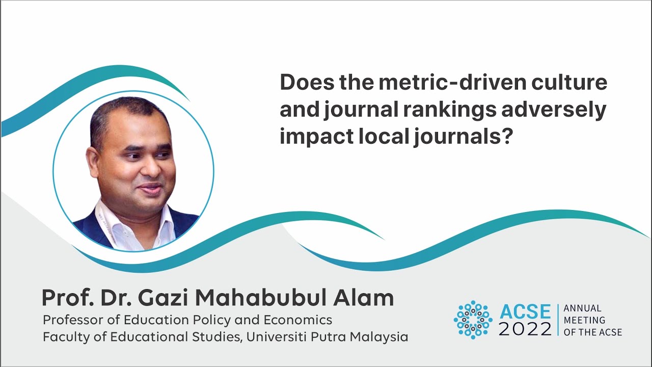 Do the Metric-Driven Culture and Journal Rankings Adversely Impact ...