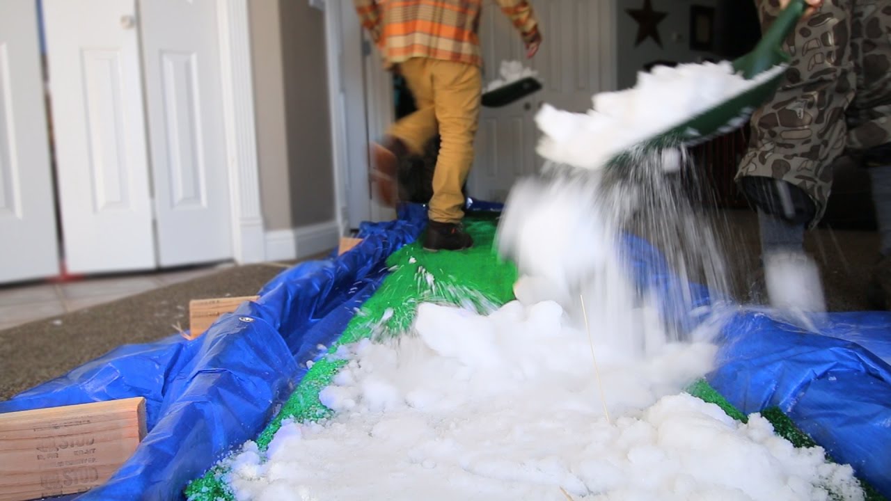 SNOWBOARDING IN MY HOUSE!! - YouTube