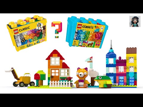 LEGO CLASSIC 11038 like LEGO CLASSIC 10698 ideas How to build Comparison