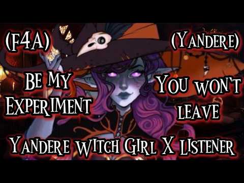 Yandere Possessive Witch Girl made you her test subject | ASMR | (F4A)(Yandere)(Horror)