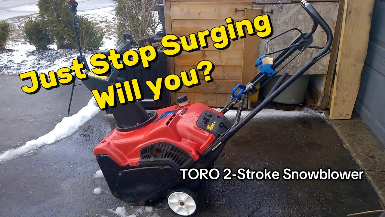 This Toro Snowblower Surges Like A Raging Bull - YouTube