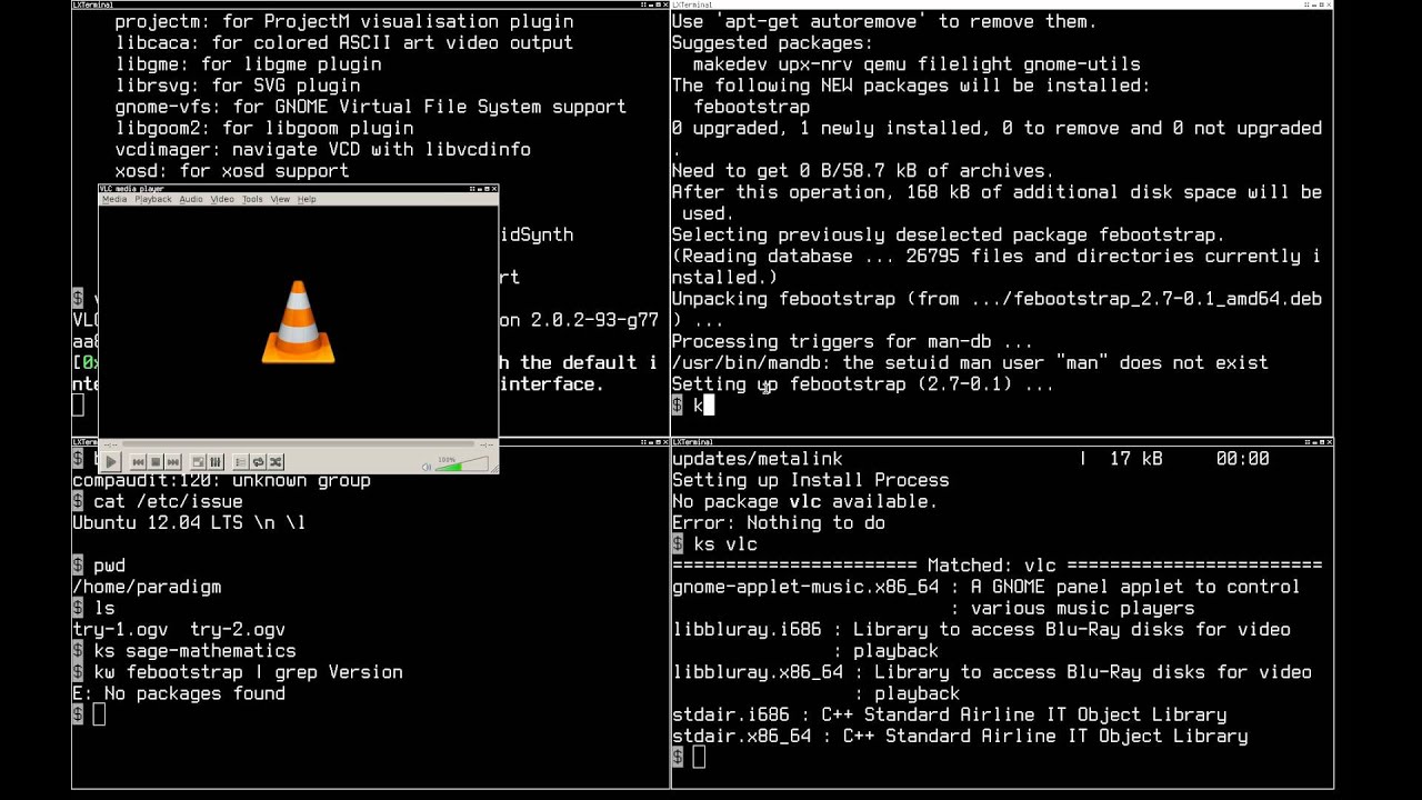 Bedrock Linux 1.0alpha1 Demonstration - YouTube
