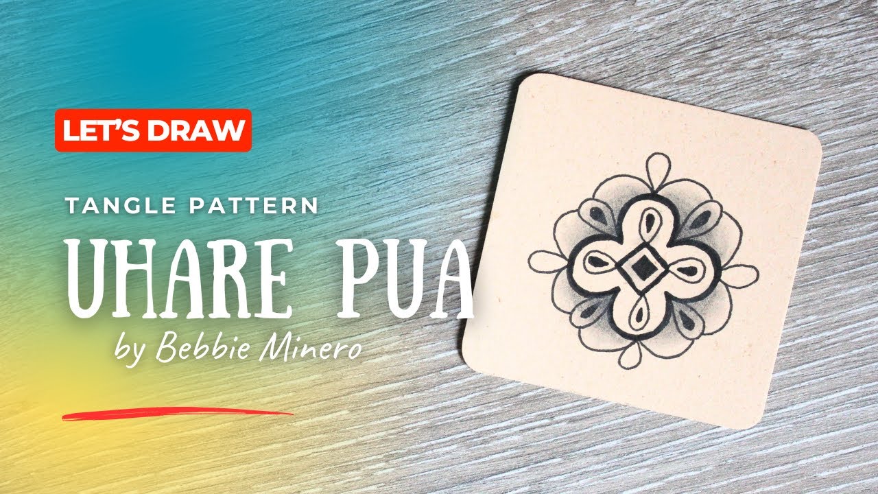 Quick and easy arabesque tangle pattern | Zentangle art for beginners ...