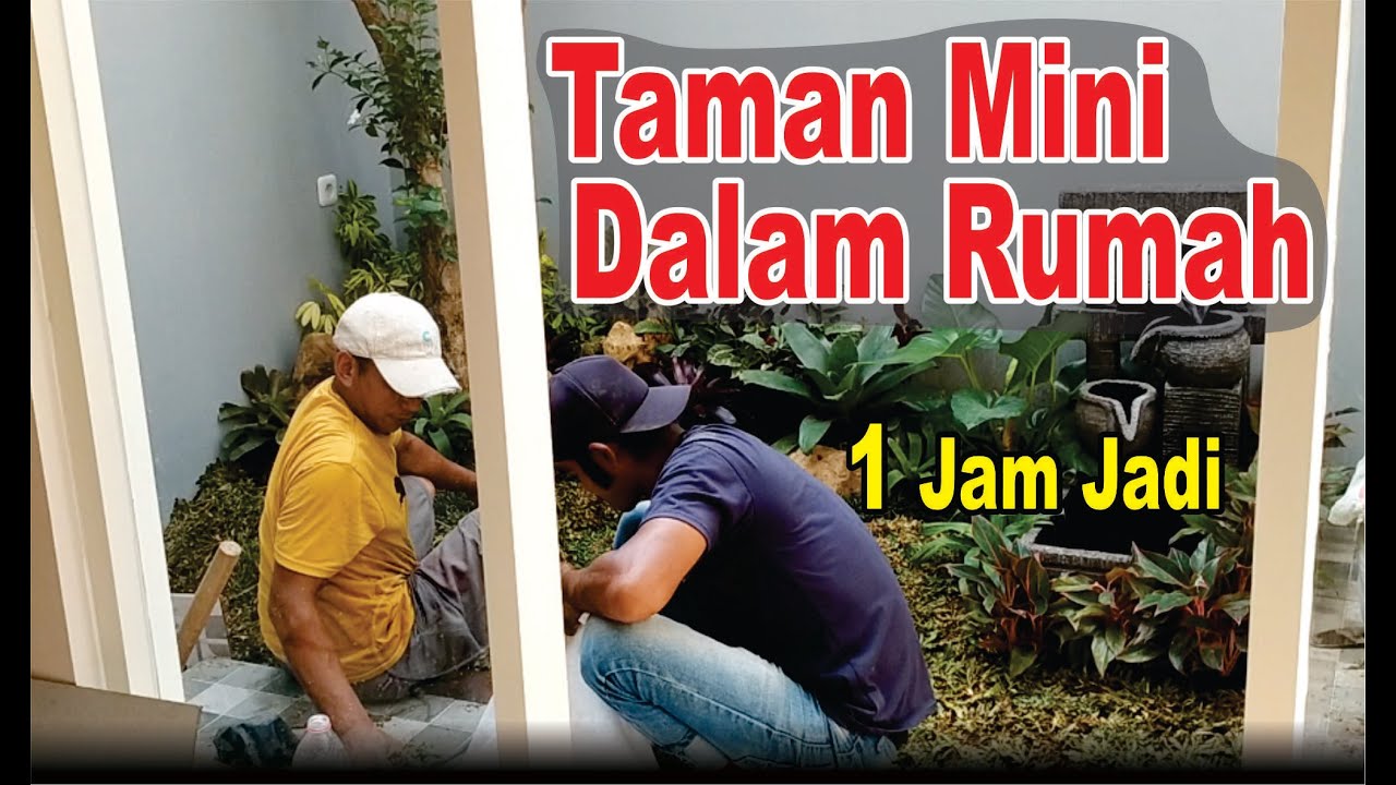 Membuat Taman Mini Dalam Rumah - YouTube