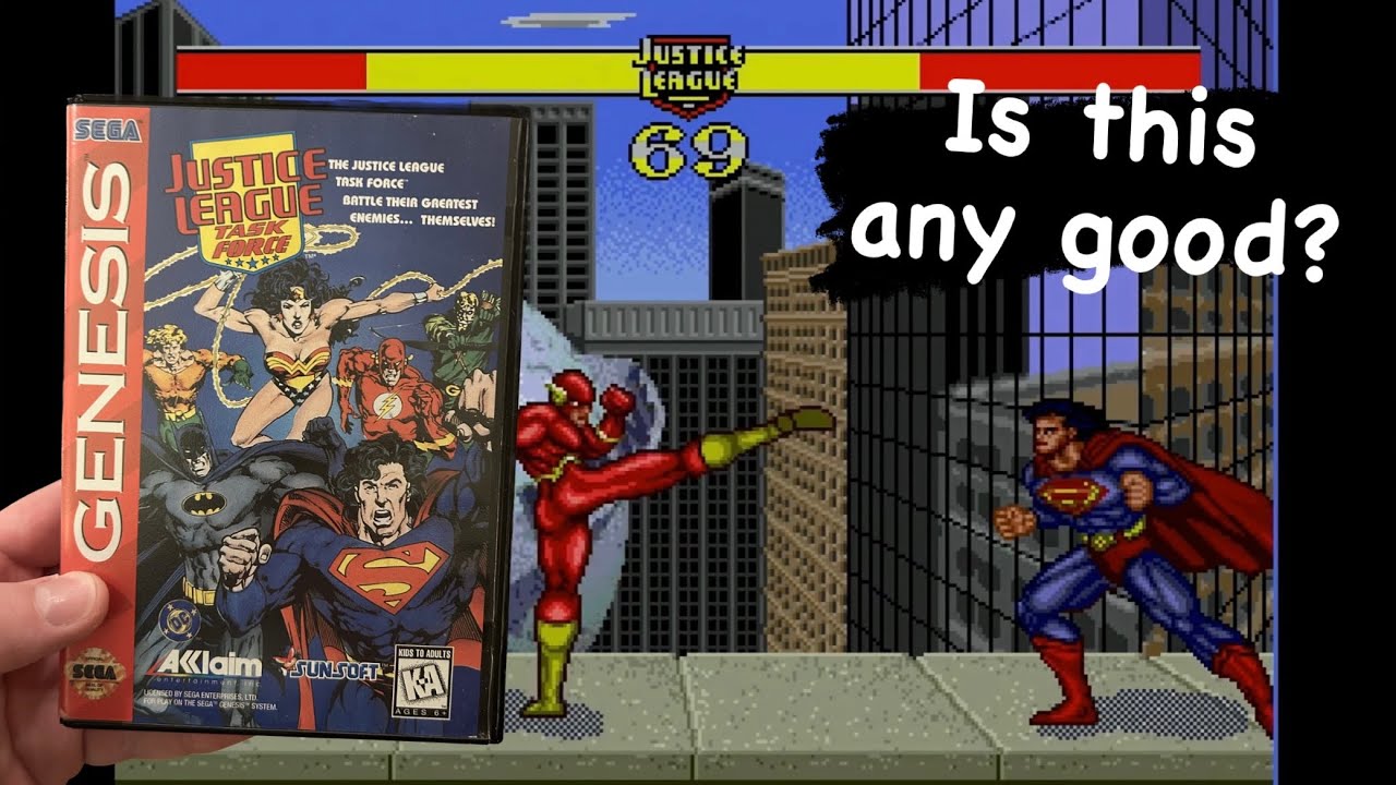 Retrospective Review - Justice League Task Force - Sega Genesis - YouTube