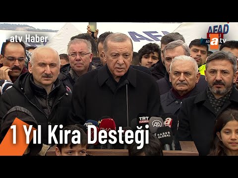 Erdoğan: Ülkemizi yeniden ayağa kaldıracağız! - atv haber 10 Şubat 2023 @atvhaber