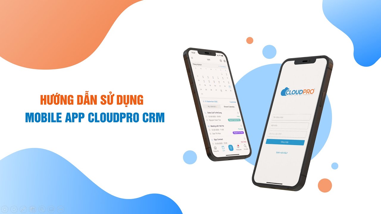 Hướng dẫn sử dụng App Cloudpro CRM - YouTube