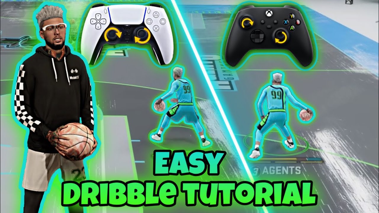 *EASY* Dribble tutorial + Sizeup Escape & Moving Crossover combos ! - YouTube