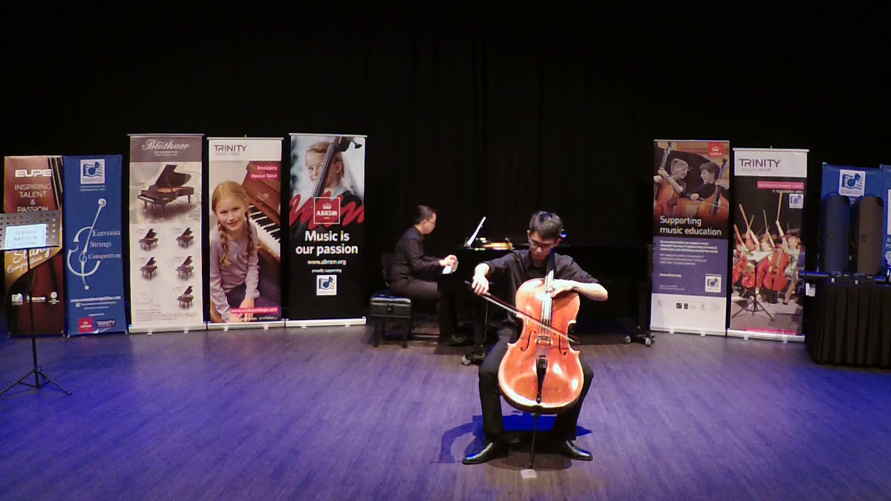 Joshua Sim - Second Prize, Young Artiste Category, Elgar Concerto in E ...