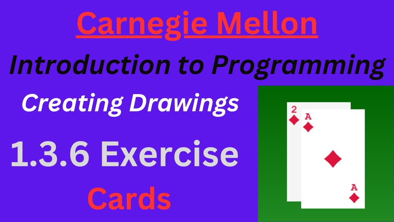 CM Intro to Programming Lesson 3 Exercise: Cards - YouTube
