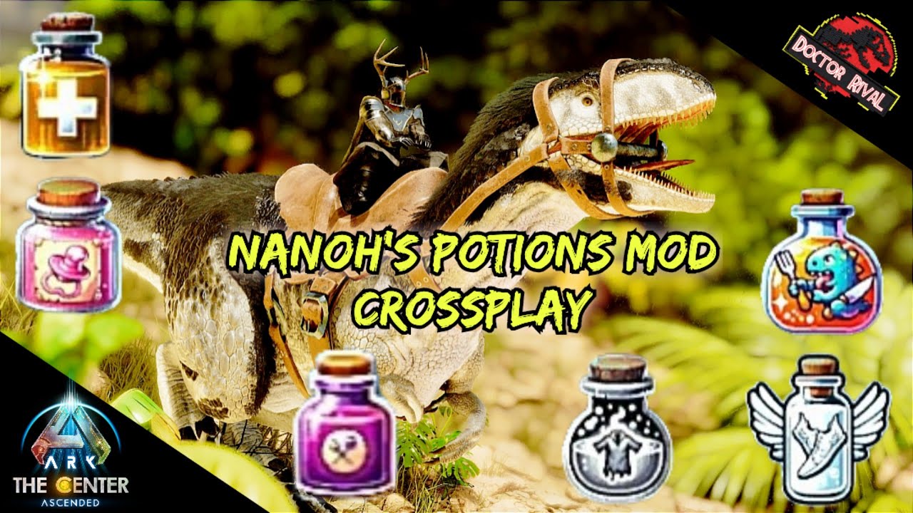 Nanoh's Potions MOD (Cross Platform) || Best POTIONS MOD Ever! || Ark ...