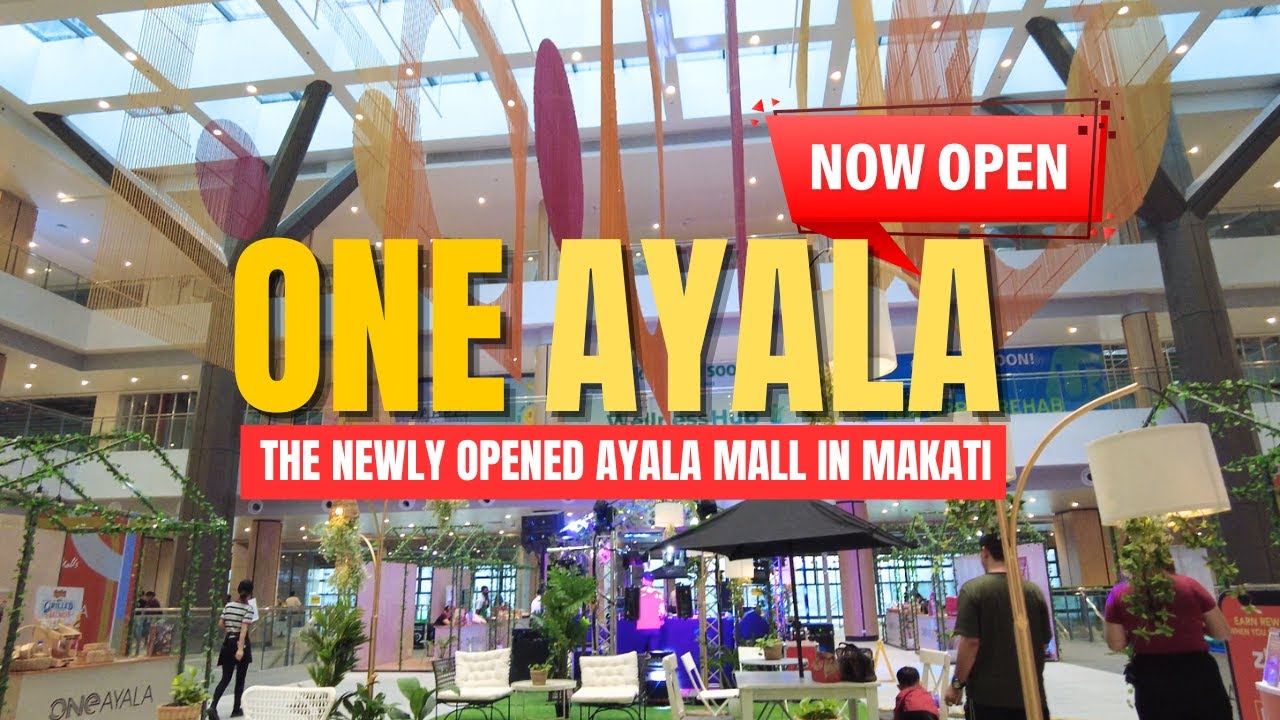 [4K] ONE AYALA - THE NEWEST MALL AND TRANSPORTATION TERMINAL IN MAKATI ...