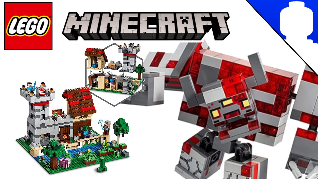 LEGO Minecraft Crafting Box 3 0 & Redstone Battle Set Revealed - YouTube