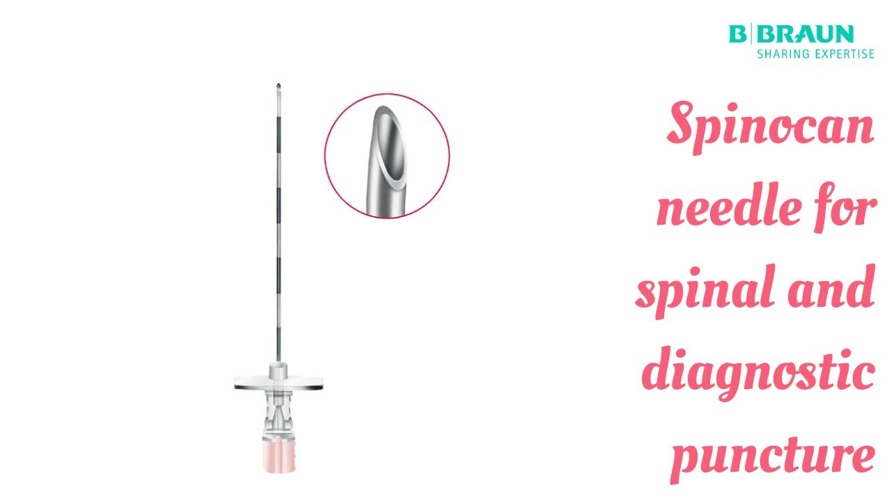 How to use Spinocan® needle - YouTube
