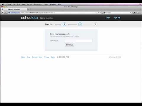 Schoology Parent Login - YouTube