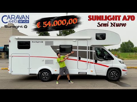 🌍Sunlight A70 - BELLISSIMO MANSARDATO 5 POSTI SEMI NUOVO ! - YouTube