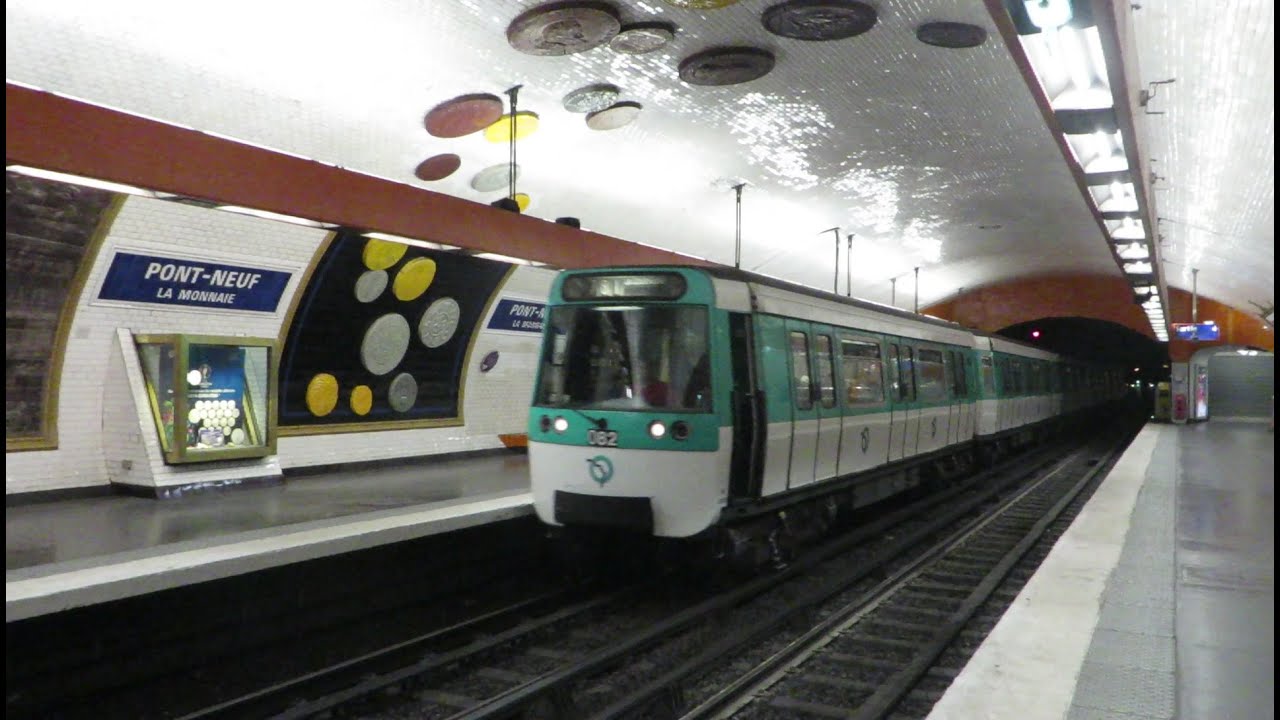 [Paris] MF77 Métro 7 - Pont-Neuf (La Monnaie) - YouTube