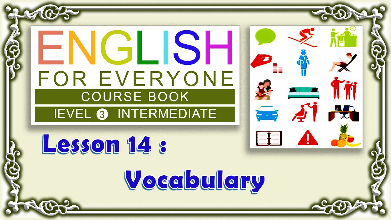 Lesson 14__English For Everyone Level3 Intermediate__ Vocabulary __ Rooms and furniture - YouTube