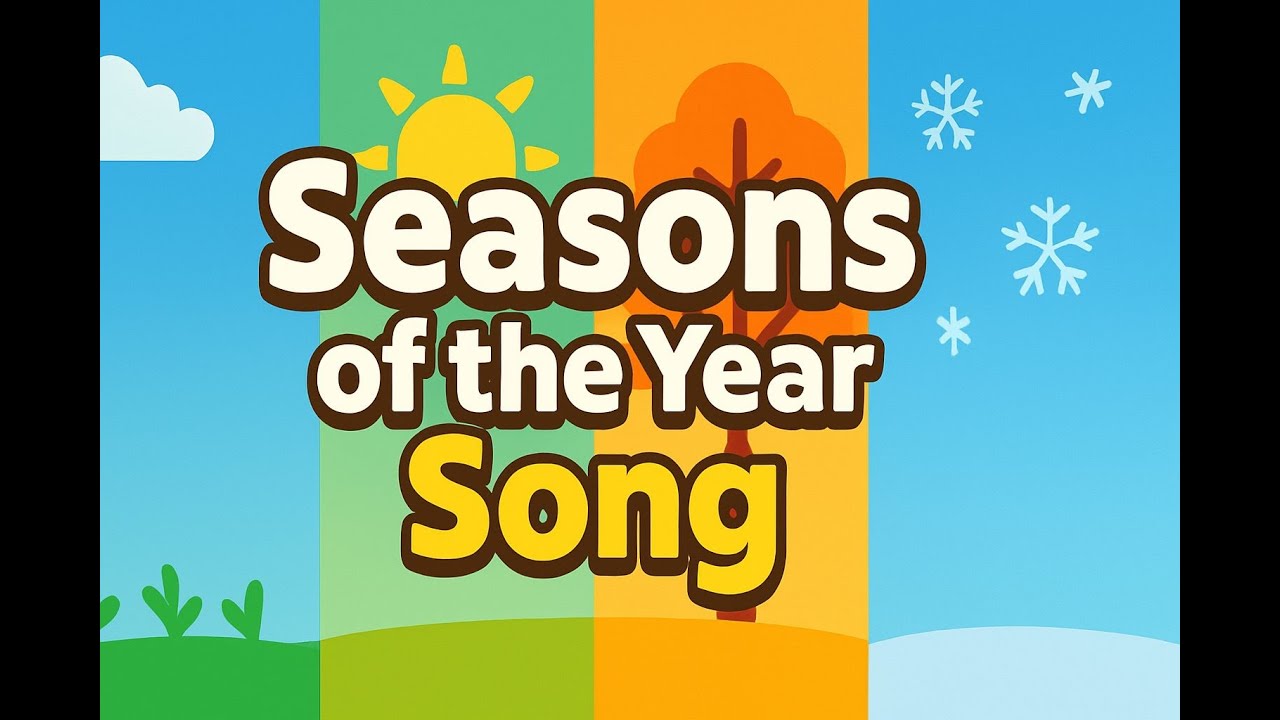 Seasons of the Year Song 🌸☀️🍂 ️ | 3D Cartoon Learning Song for Kids ...