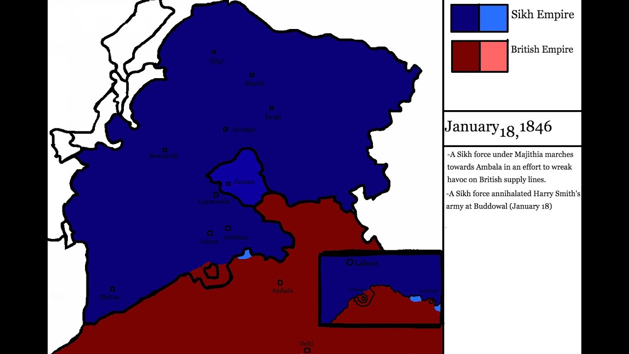 The First Anglo-Sikh War: Every 2 Days - YouTube