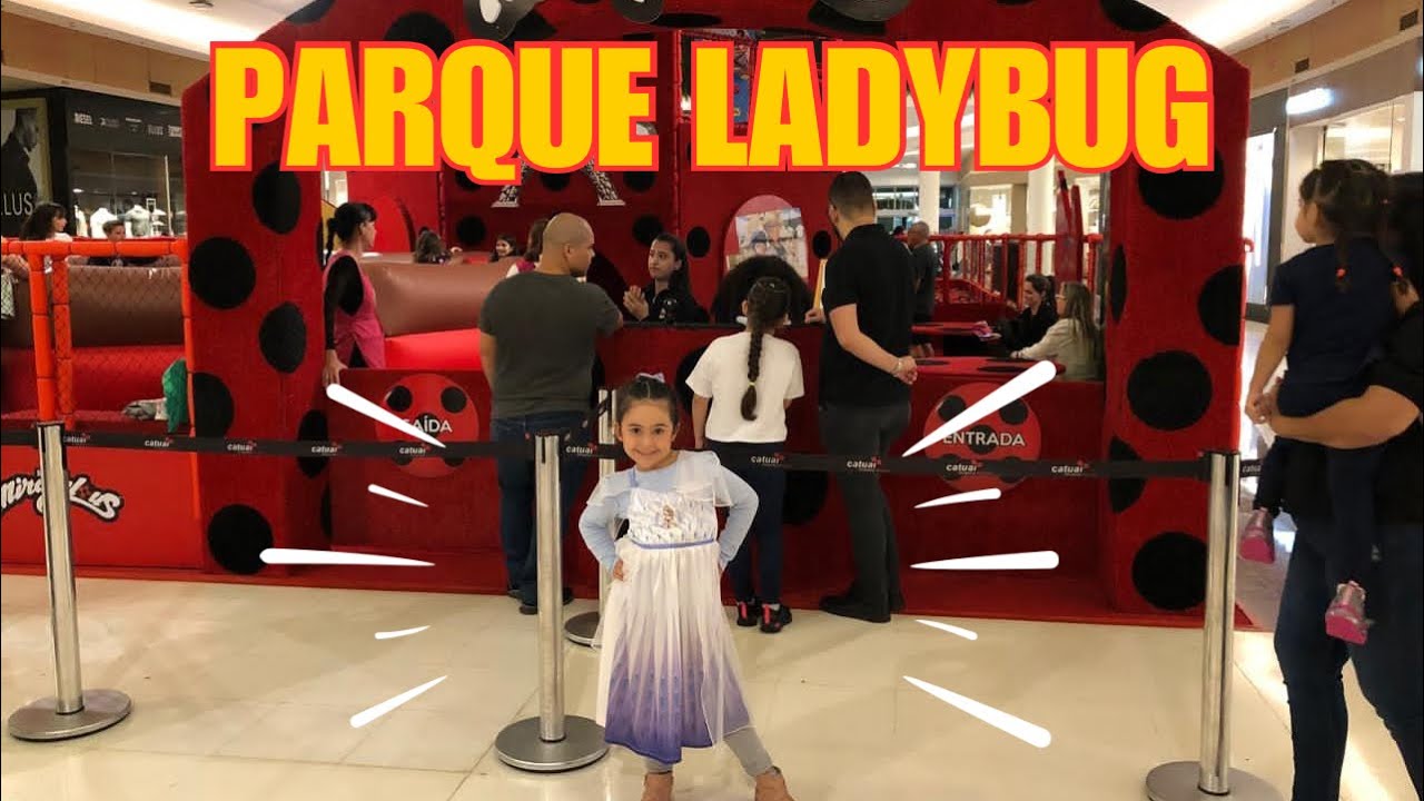 Feliz dia das crianças ! Parque da lady bug e escolhendo balinhas com ...