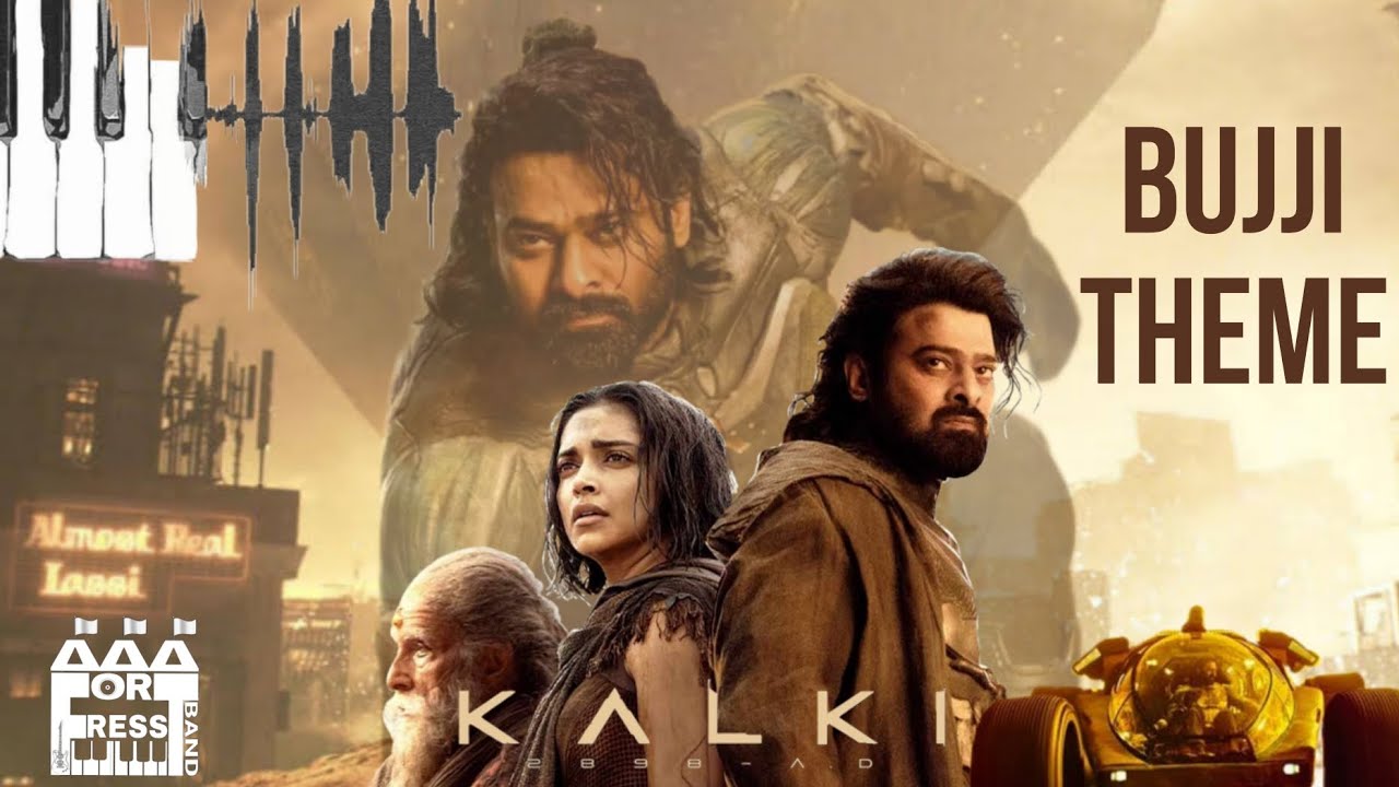 Bujji Theme bgm | Kalki2898AD | easy piano tutorial | Telugu - YouTube