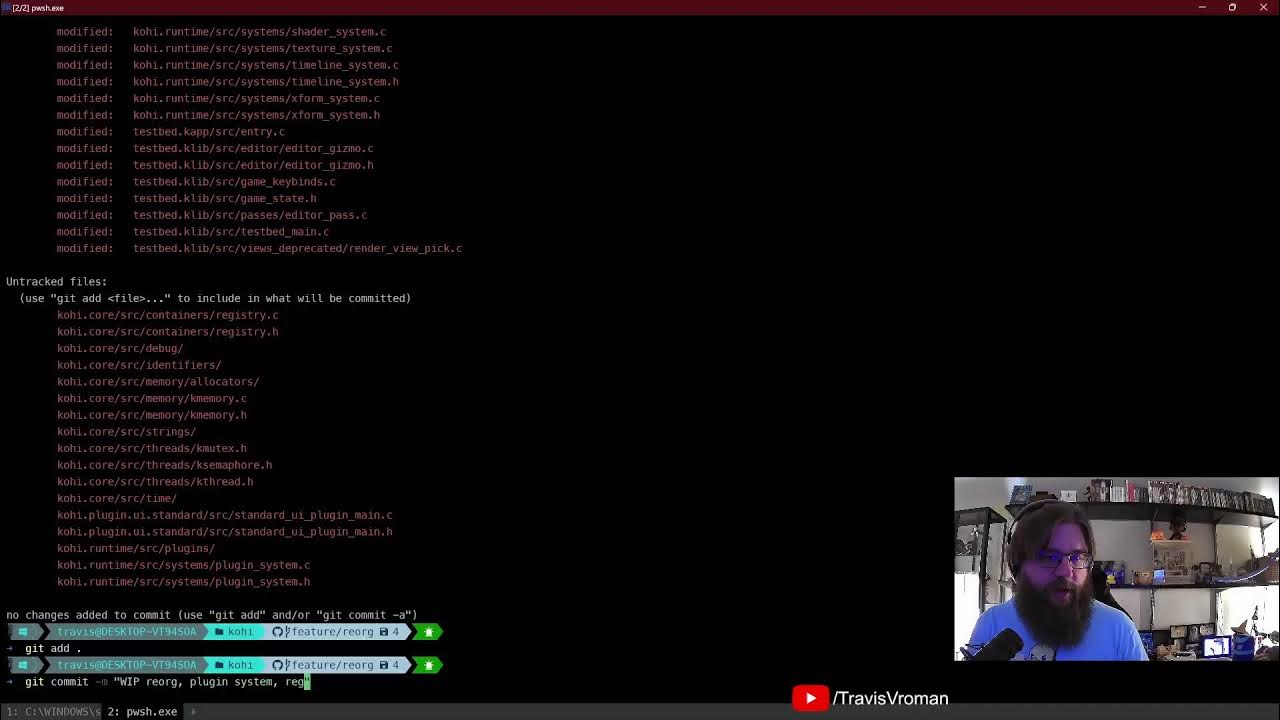 C/Vulkan Game Engine Dev Ep. 194 Refactor Tractor: Plugin System and Code Reorg !tts !kohi ...