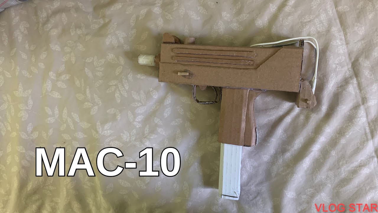 Cardboard MAC-10 🇺🇸 - YouTube
