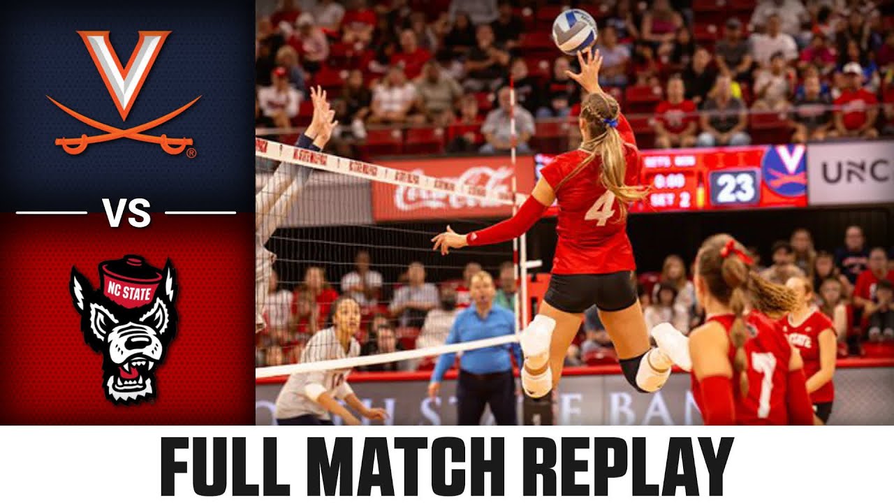 Virginia vs. NC State Full Match Replay | 2024 ACC Volleyball - YouTube