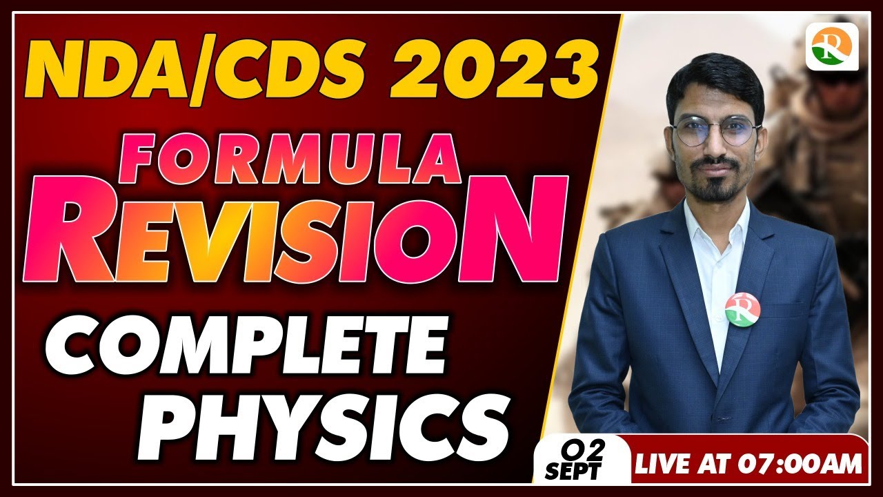 NDA physics formulas | Complete Physics formulas for NDA | NDA Physics ...