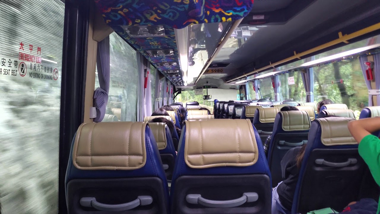 冠忠 Mercedes OC500RF(UP5980) northbound on Tai Tam Road - engine recording - YouTube