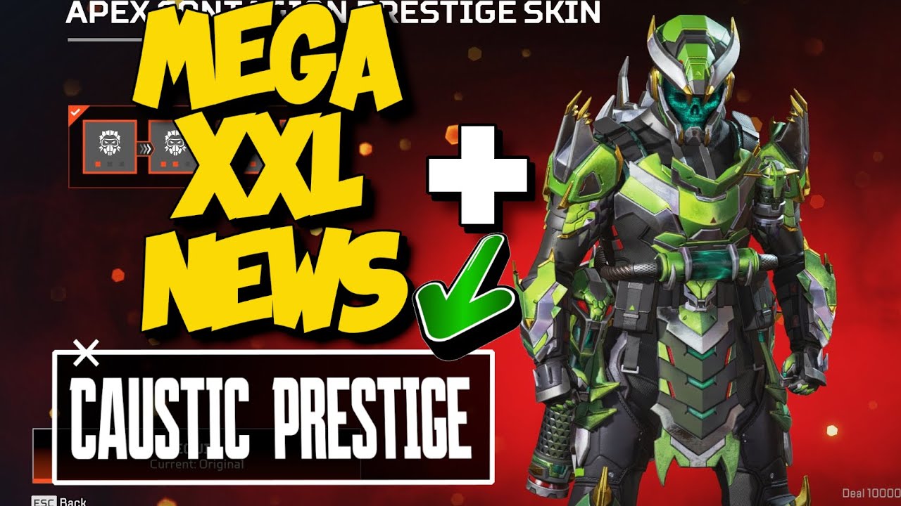 XXL Mega News Horizon Erbstück Caustic Prestige uvm. Apex Legends - YouTube